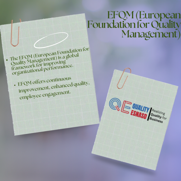 EFQM (European Foundation for Quality Management) - Quality Esnad ...